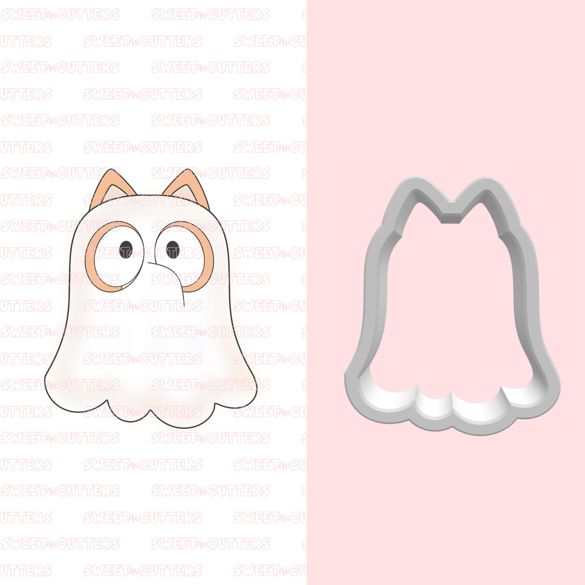 Ghost Dog Cookie Cutter - Sweet4ucutters