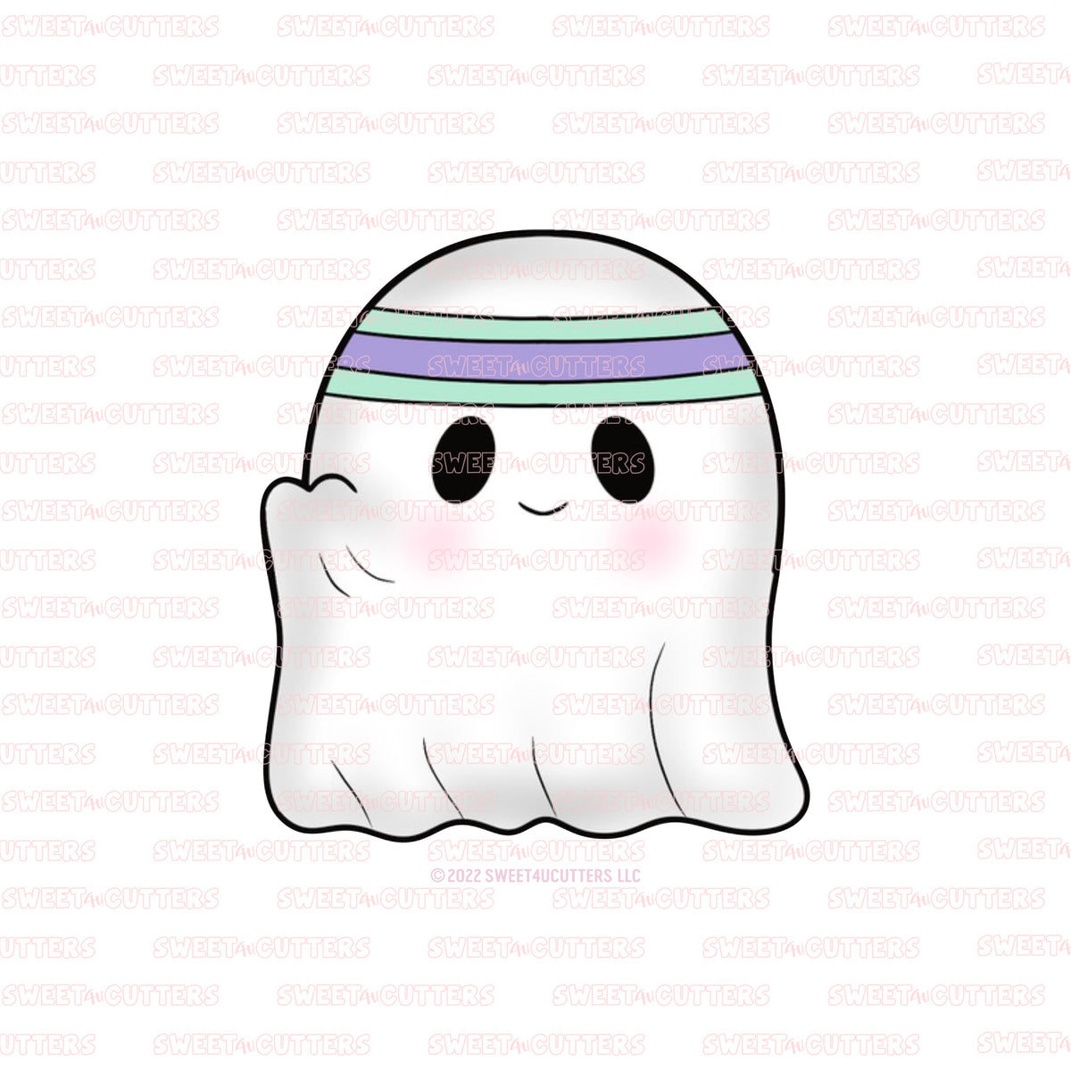 Ghost P cookie cutter – Sweet4ucutters
