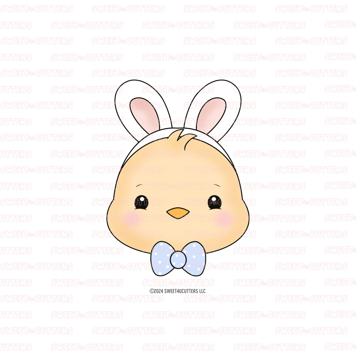 Bunny FB Cookie Cutter – Sweet4ucutters