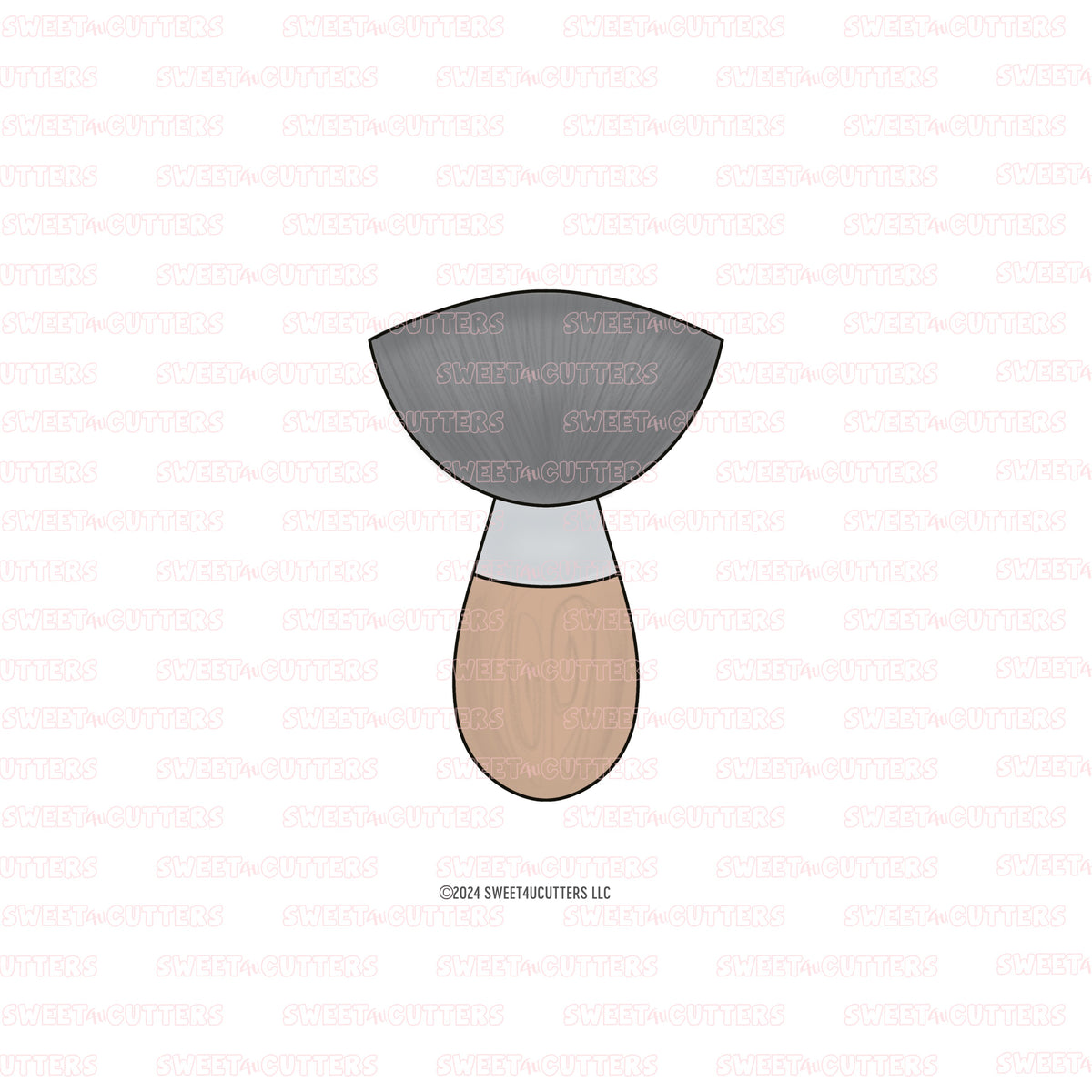 Fan Brush Cookie cutter – Sweet4ucutters
