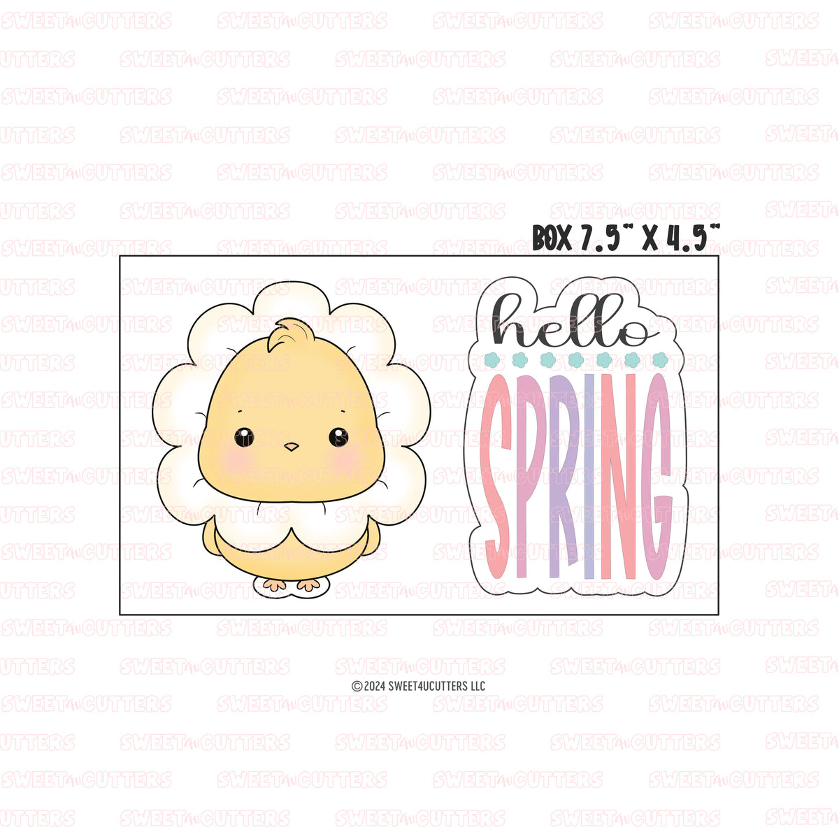 Hello Spring Set Cookie Cutter – Sweet4ucutters