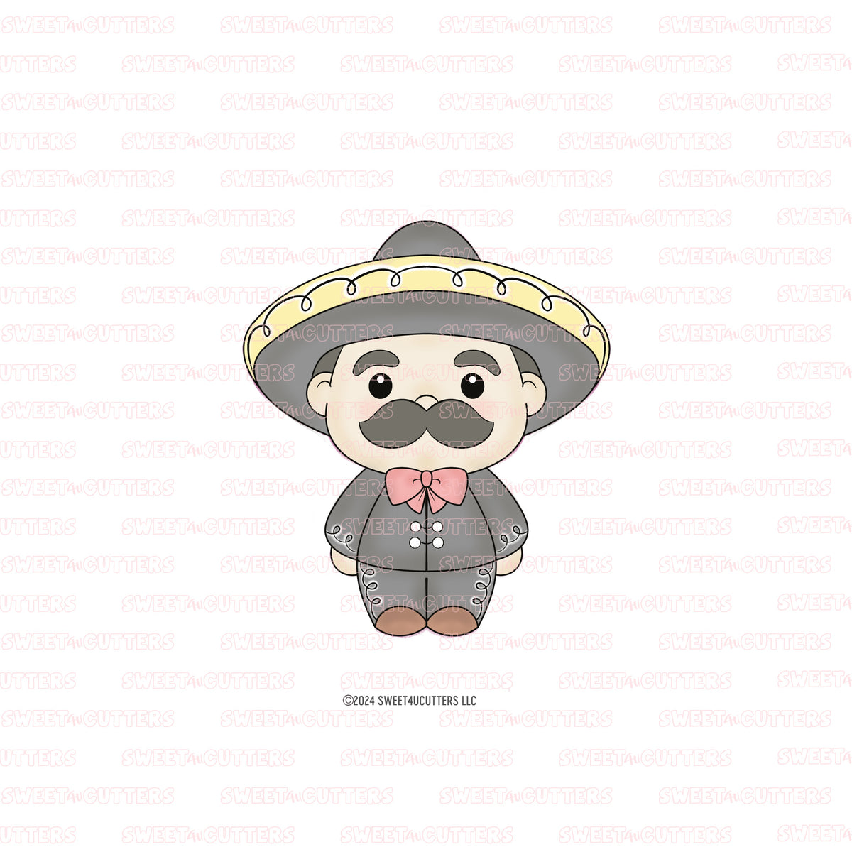 Mariachi Cookie Cutter – Sweet4ucutters