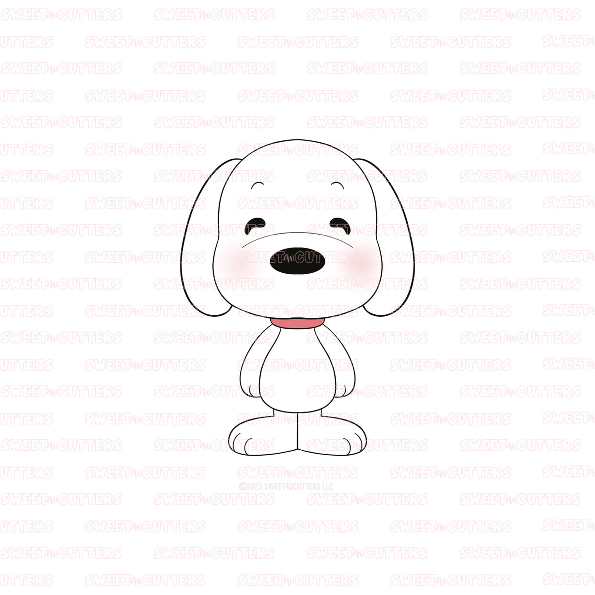Peanuts Dog F Cookie Cutter – Sweet4ucutters