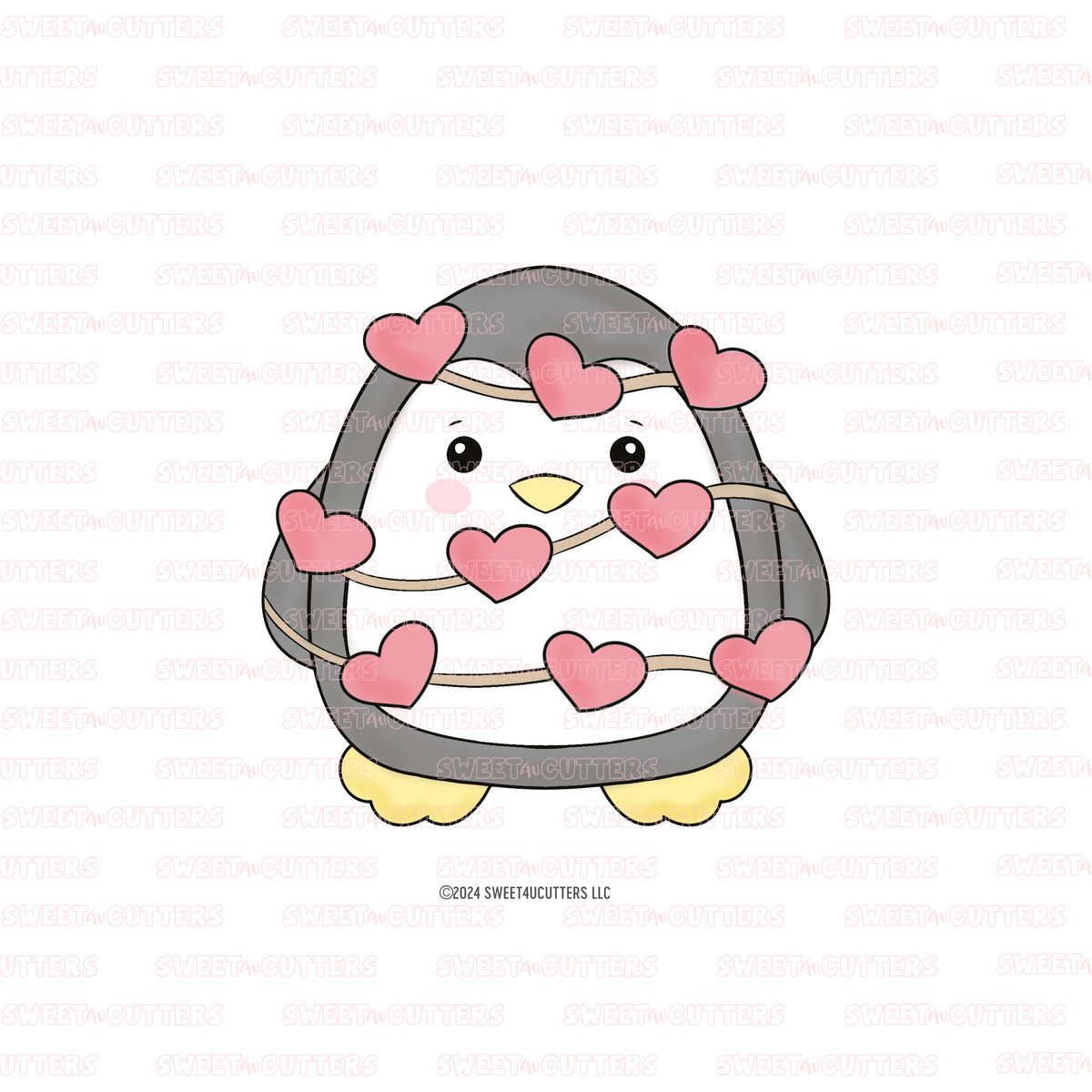 Penguin H Cookie Cutter 24 – Sweet4ucutters