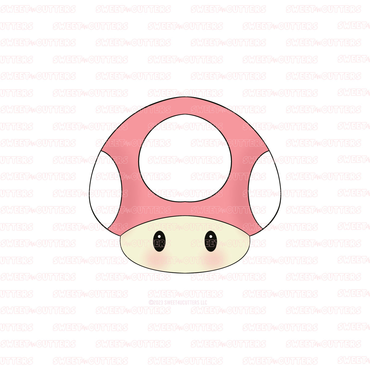 Super B Mushroom red Cookie Cutter – Sweet4ucutters