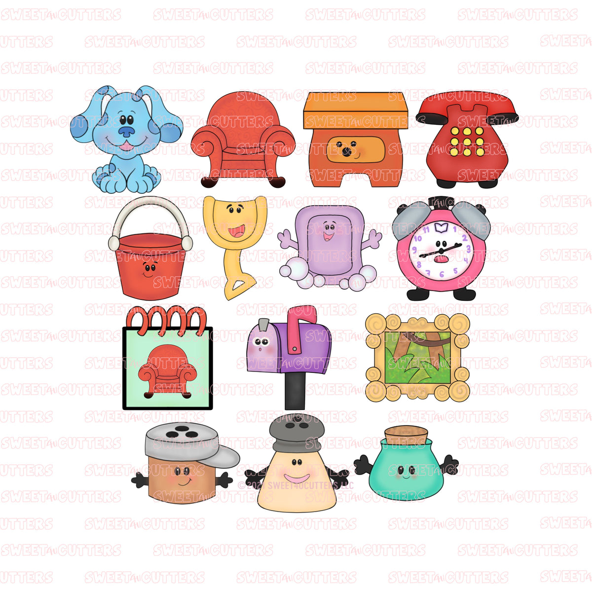 Blue C Set Cookie Cutter – Sweet4ucutters