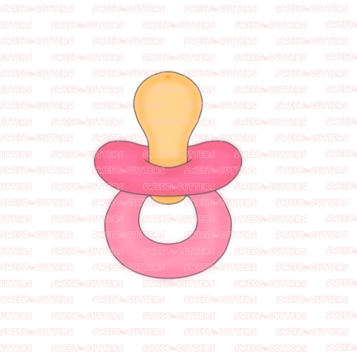 Baby Pacifier Cookie Cutter – Sweet4ucutters