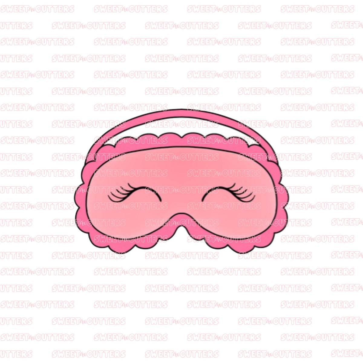 Sleep Mask Cookie Cutter – Sweet4ucutters