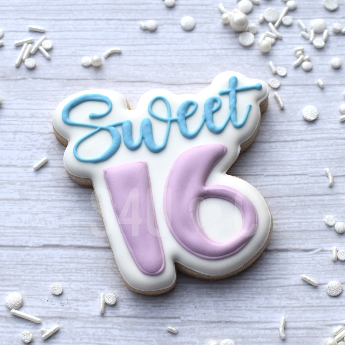 Sweet 16 cookie cutter – Sweet4ucutters