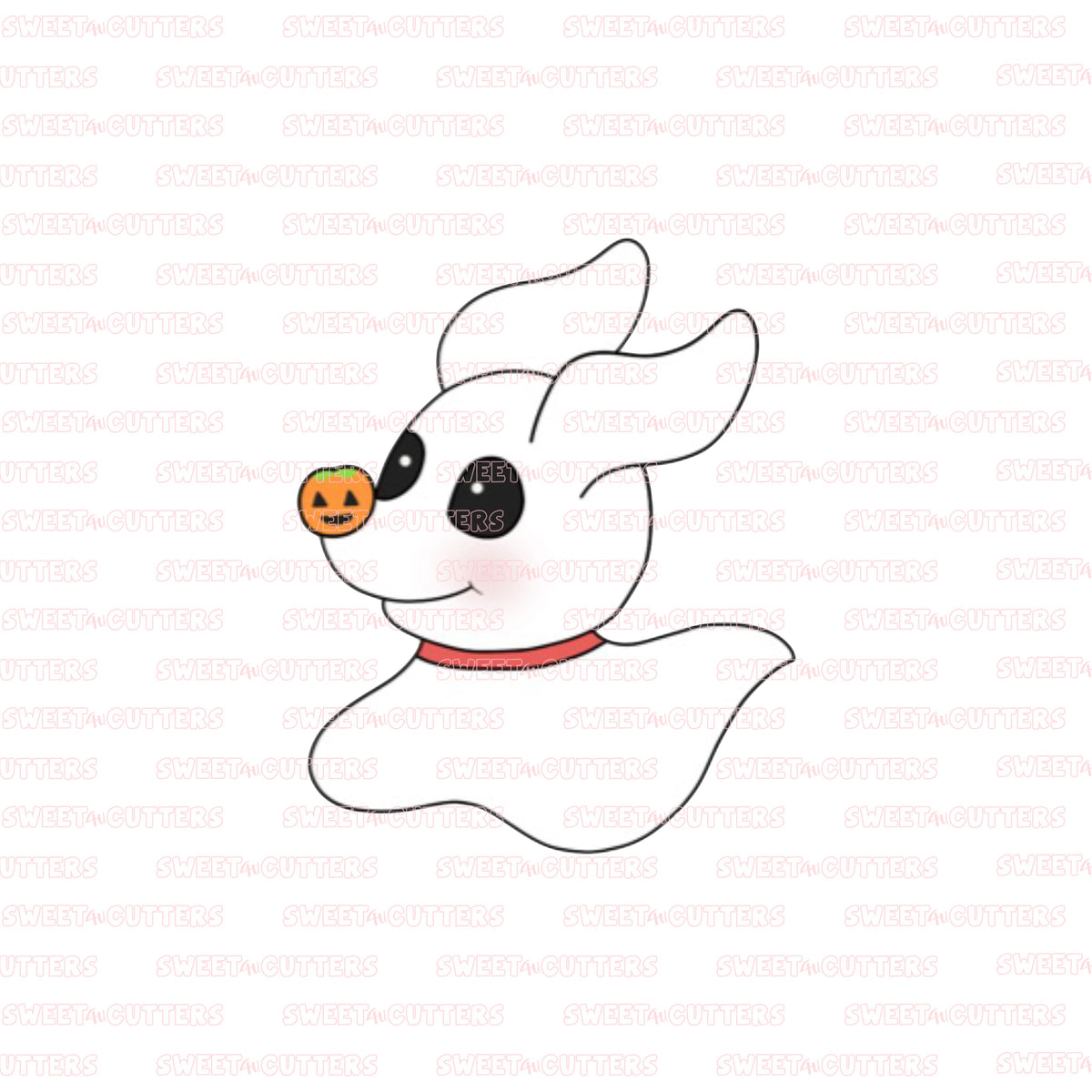 Zero Ghost dog Cookie Cutter – Sweet4ucutters